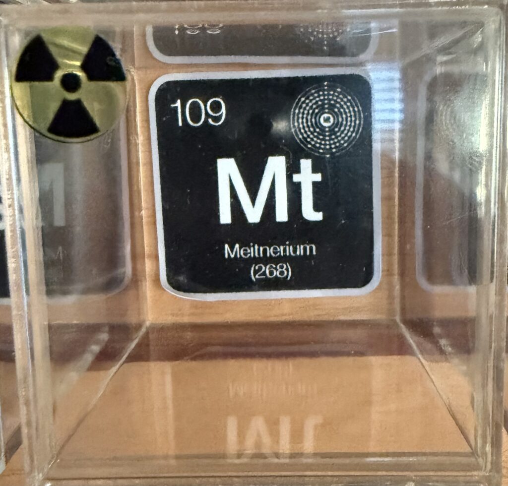 Meitnerium Living Periodic Table 7031